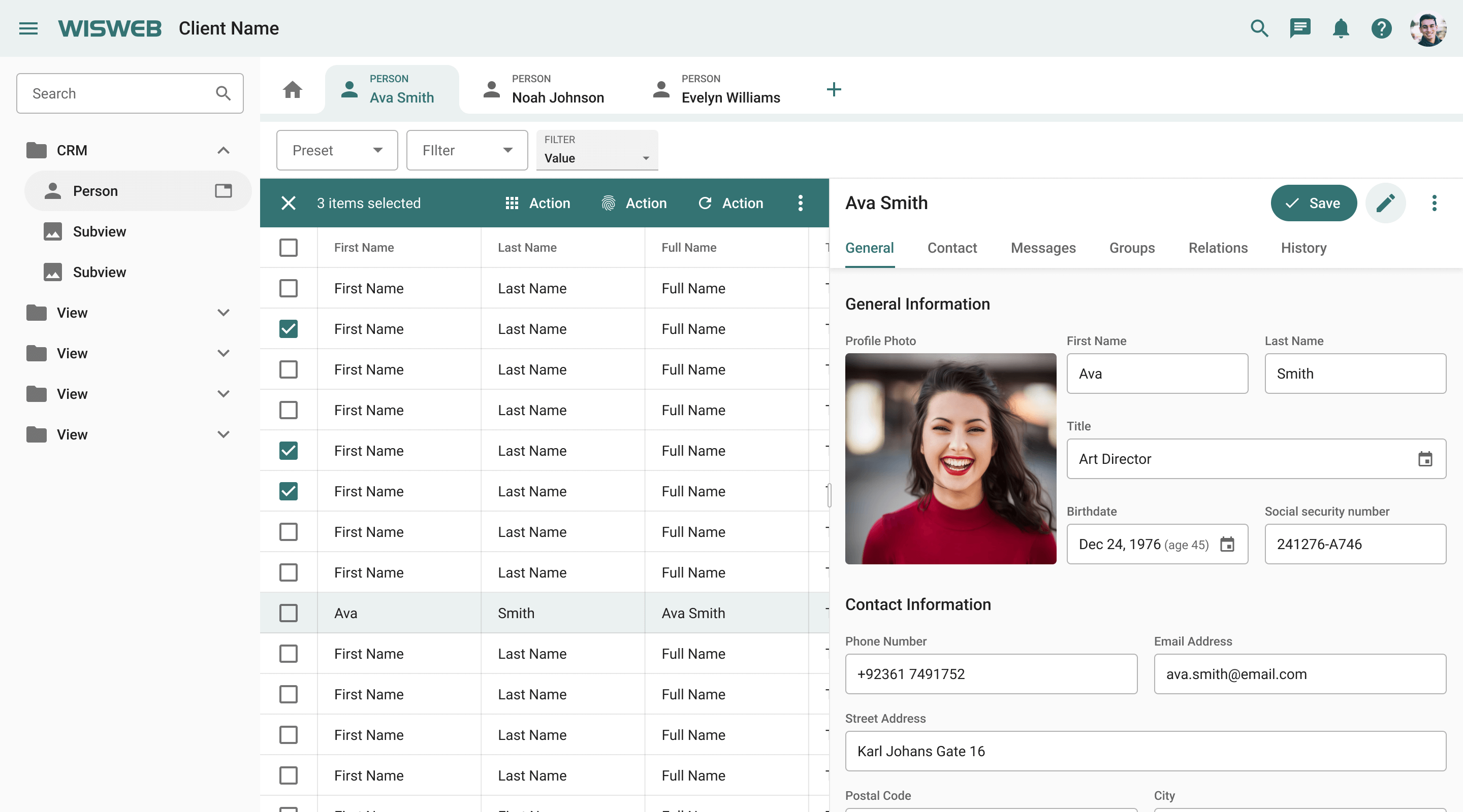 Wisweb | Vaadin Showcase